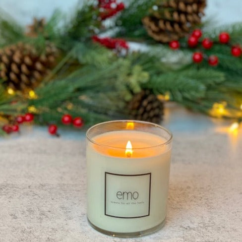 Seasonal Holiday | Christmas Soy Wax Candle | Merry – emo candles